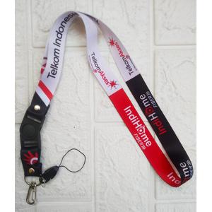 Jual Lanyard Tali Gantungan ID Card TELKOM INDONESIA (INDIHOME) Free ...