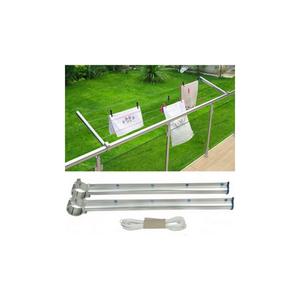 Jual Laundry Drying Hanger Round Handrail Balcony Drying Rack - Jakarta ...