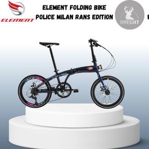 Jual Sepeda Lipat Police Folding Bike Milan 8 Speed Edisi Rans SHNT154 ...