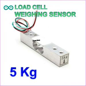 Jual Sensor Berat Timbangan Weigh Load Cell Strain Gauge Scale 5Kg ...