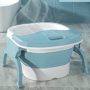 Jual Portable Foldable Foot Bath Barrel Massage Footbath With Lid ...