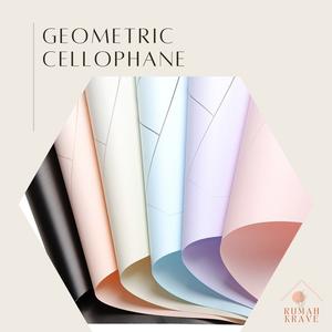 Jual Geometric Cellophane Wrapping Paper Buket Bunga - Ivory - Jakarta ...