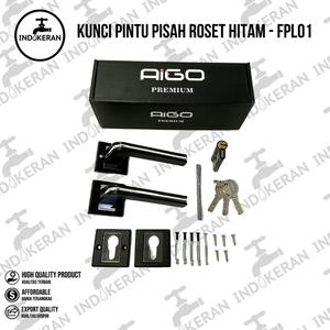 Jual INDOKERAN - Kunci Pintu Pisah Roset Hitam - FPL01 - Kab. Tangerang ...