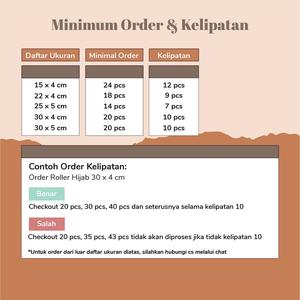 Jual Cetak Roll Hijab Paper Craft / Paper Craft Variasi Warna / Roller ...