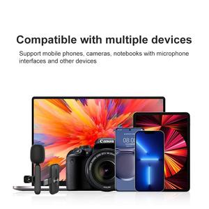Jual 2.4Ghz Bluetooth Lapel Wireless Vlogging Microphone Wireless ...