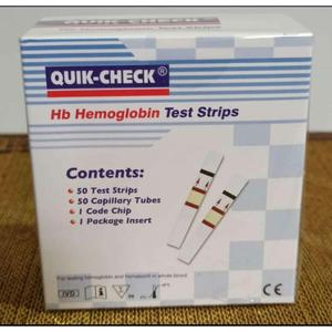 Jual QUIK-CHECK - Hemoglobin Test Strip / Strip Quick Check HB ...