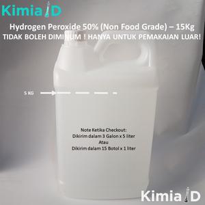 Jual hydrogen peroxide 15 kg hydrogen peroxide 50% 1kg hidrogen ...