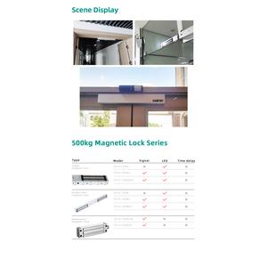 Jual 500Kg Double Door Em Lock 1200Lbs Electromagnetic Lock With Led ...