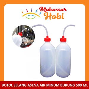 Jual Botol Selang Air Minum Burung 500 ml Refill Isi Ulang Artemia Kutu ...