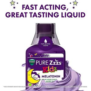 Jual Vicks PURE Zzzs Kidz Melatonin Sleep Aid Liquid for Kids and ...
