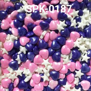 Jual Spk-0187 Sprinkles Sprinkle Springkel 1Kg 1Kilo Hati Bintang Ungu ...