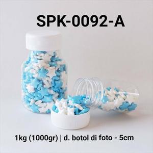 Jual Spk-0092-A Sprinkles Sprinkle Sprinkel 1Kg 1 Kilo Bintang Putih ...