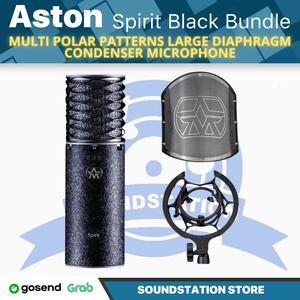 Promo ASTON SPIRIT BLACK BUNDLE Multi Polar Patterns Condenser ...