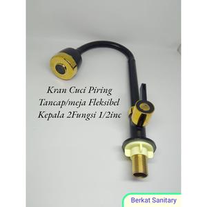 Jual Kran Cuci Piring Wastafel Kran Meja Black Gold Wastafel Kran Lurus ...