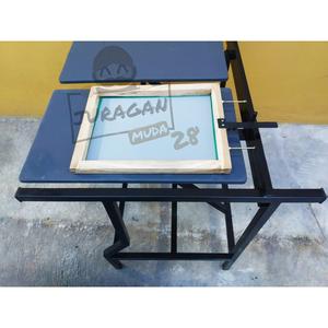 Jual Meja Sablon Rel Portable Bisa Sablon Banyak Kaos Hemat Tempat ...