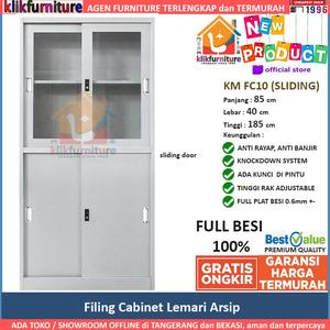 Jual Lemari Arsip Besi Filing Cabinet Besi 4 Pintu Sliding VP 010 ...