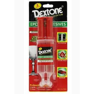 Jual aj dextone lem epoxy rapid clear bening 5 menit suntik 24ml ...