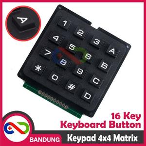 Jual CV ELEKTRON KEYPAD 4X4 MATRIX ARRAY 16 KEY KEYBOARD HARD KEYPAD ...