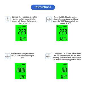 Jual DO9100 Dissolved Oxygen Meter Water Quality Meter Digital DO Meter ...