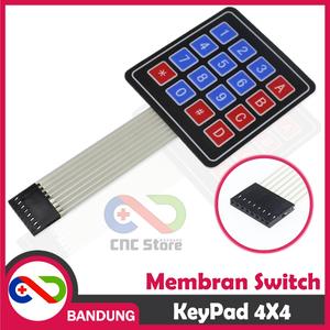 Jual CV ELEKTRON KEYPAD 4X4 MATRIX ARRAY 16 KEY MEMBRANE MEMBRAN SWITCH ...