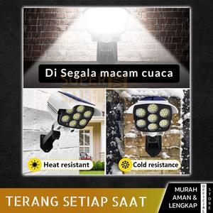 Jual Lampu Sensor Gerak LED Solar Cell Lamp CCTV Security Design ...