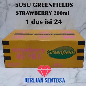 Jual Susu greenfields uht strawberry 200ml greenfield uht strawberry ...