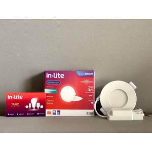 Jual LAMPU PLAFON / PANEL LIGHT LED INBOW BULAT INLITE 3W 3 WATT ...