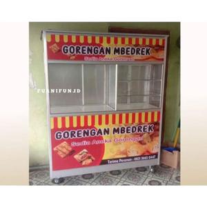 Jual Ready !!! Gerobak jus booth jualan gerobak geprek terbaru ...
