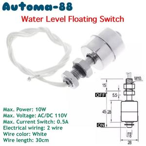 Jual Arduino Water level sensor air 45mm stainless AC-DC 5V 12V 24V ...