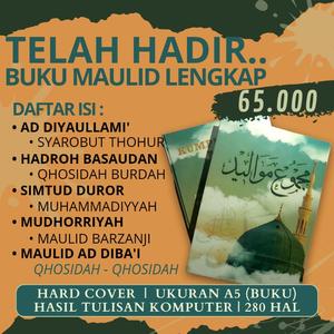 Jual COD kitab kumpulan maulid lengkap Buku maulid Buku islami ...