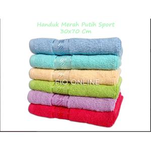 Jual Handuk Muka Merk Merah Putih Polos 30 x 70 cm - Handuk Sport ...