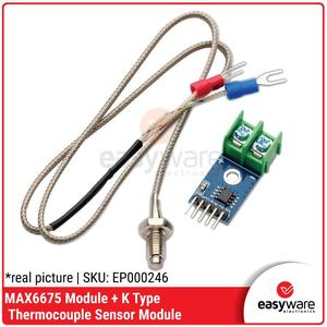Jual MAX6675 module and K Type Thermocouple Sensor (**) - Kota Bandung ...