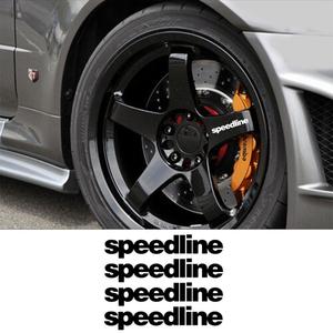 Jual PZ 4X For Speedline Wheel Rims Replacement Sticker Decals Set A ...