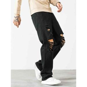 Jual Ready CELANA SOBEK PRIA RIPPED JEANS ROBEK STANDAR REGULER BASIC ...