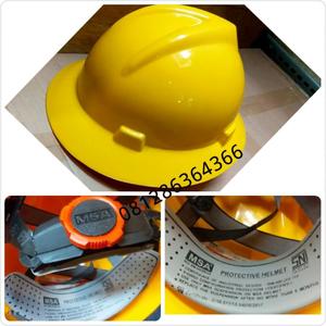 Jual Helm Proyek MSA Bulat Full Brim + Fastrek Kuning - Jakarta Selatan ...