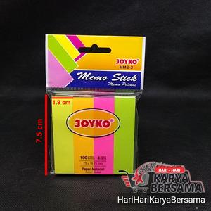 Jual JOYKO MEMO STICK MMS-2 MEMO PELEKAT PAPER MATERIAL ISI 100'SX 4 ...