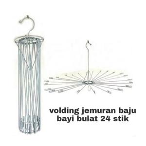 Jual Folding Hanger Besi/Hanger Besi Bulat/Gantungan Baju Besi - Kota ...