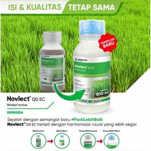 Jual HERBISIDA NOVLECT 120 EC 500 ML PENGENDALI GULMA PADI - Kota ...
