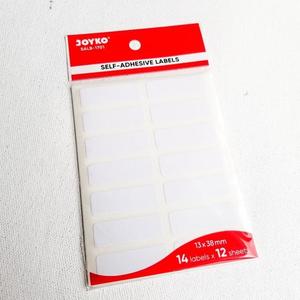 Jual JOYKO SELF ADHESIVE LABELS 1701 / STIKER LABEL NAMA BUKU SEKOLAH ...