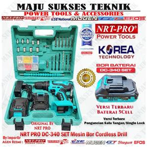 Jual NRT-PRO DC340 Bor Cordless Drill Baterai Tangan Beton Impact ...