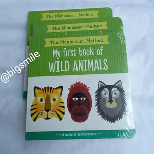 Jual My First Book of Wild Animals - The Montessori Method - Board Book ...