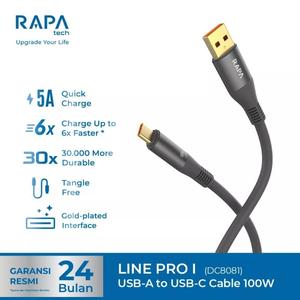 Jual Rapa DC8081 DC8082 DC8085 Kabel Data 5A 100W Fast Charging ...