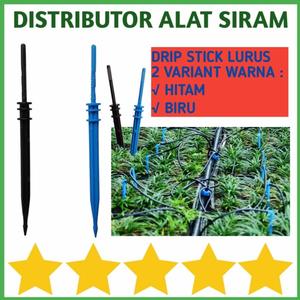 Jual DRIP STICK LURUS 3 MM DRIPPER IRIGASI TETES FERTIGASI U/ SELANG PE ...