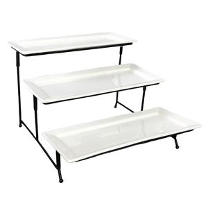 Jual Platter Stand Piring Display Stand Piring 3susun Holder Tempat ...