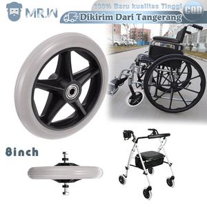 Jual 1PCS RODA DEPAN KURSI RODA 8 INCH BAN MATI KURSI RODA KURSI RODA ...