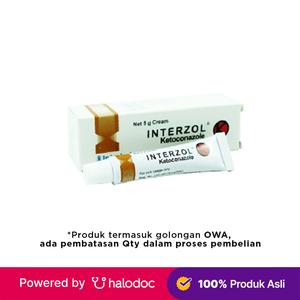 Jual Interzol 2% Cream 5 g - Jakarta Selatan - Apotek Halomedika Tebet ...