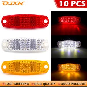 Jual 10 Buah 10 LED 12V 24V Lampu Penanda Samping Oval Lampu Izin ...