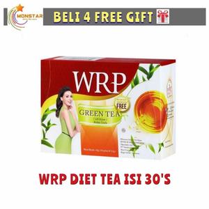 Jual Wrp Diet Green Tea isi 30 10 sachet WRP Tea diet - isi 10 sachet ...