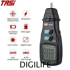 Jual Digital Tachometer Data Logger 2in1 Laser Contact TASI TA8146C RP Best - Kota Surabaya ...