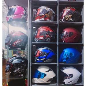 Jual RAK HELM 2 SISI 10 SUSUN RAK PAJANGAN RAK SUSUN RAK PORTABLE ...
